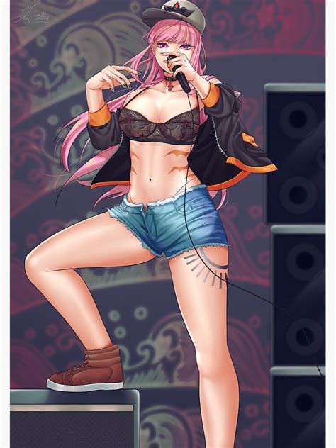 Sexy Rapper Mori Calliope Hololive By Lillica Photographic Print For Sale By Darkrobbe