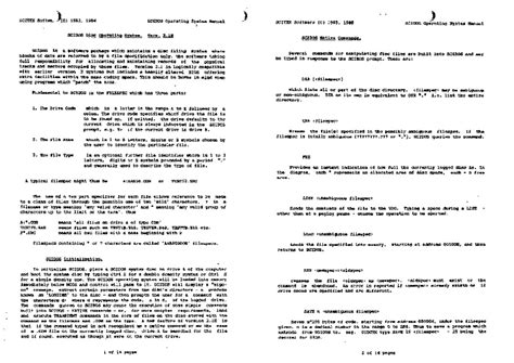 Scitex Software Scidos Operating System Manual Manual Computing