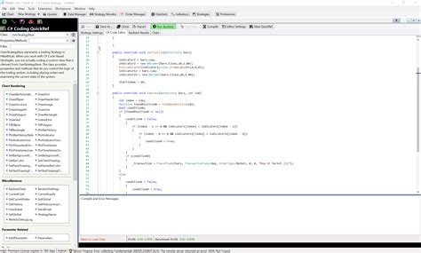 Building Block Indicator Compare To Indicator Wealthlab