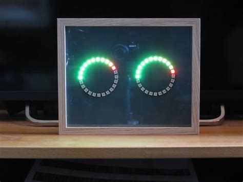 Stereo Neopixel Ring Vu Meter Trybotics
