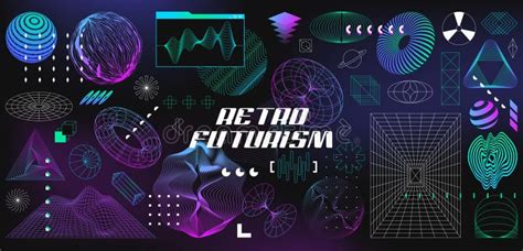 Abstract 3d Wireframe Geometry Objects From Line Grid Stock