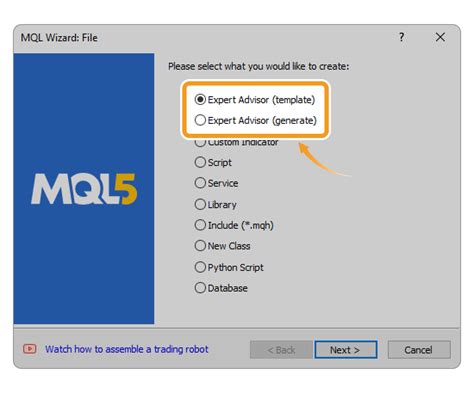 Create Expert Advisor EA MetaTrader4 5 User Guide Myforex