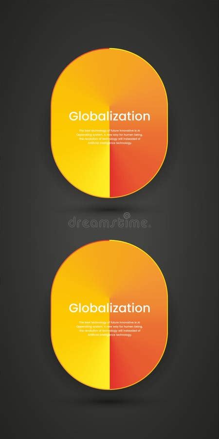 Two Gradient Yellow And Red Buttons Vector Template Design For User
