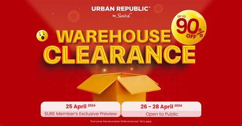 Ur Warehouse Clearance Sale 2024