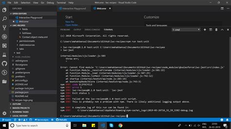 jest in windows · issue 42 · salesforce sfdx lwc jest · github