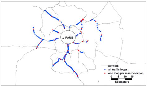 Location Of Traffic Loop Detectors Download Scientific Diagram