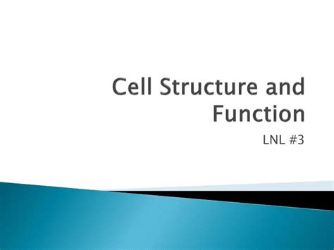 PPT Cell Structure And Function PowerPoint Presentation Free Download ID 3464645