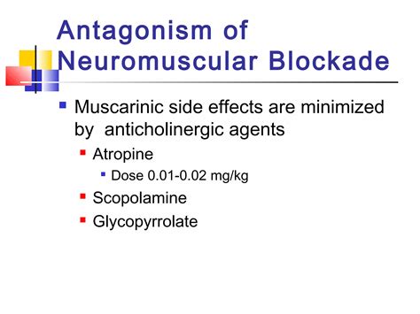 Muscle Relaxant And Reversal Agents Ppt