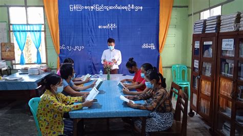 အိမ်မဲမြို့နယ် Community Centre ခန်းမတွင် “လူကုန်ကူးမှုနှင့်အန္တရာယ်ရ
