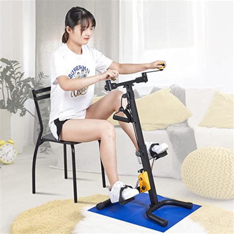 Mini Compact Exercise Bike Arm Leg Pedal For Physical Therapy