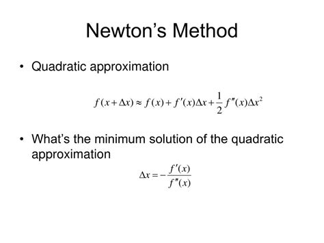 Ppt Methods For Nonlinear Least Square Problems Powerpoint