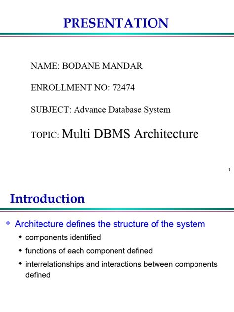 Multi Dbms Pdf Databases Conceptual Model