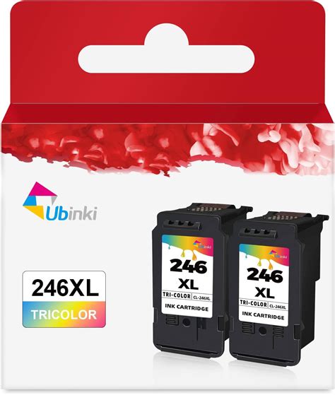 246xl Ink Cartridge 2pack For Canon Cl 246 Cl246 Xl Cl246xl 245xl Color