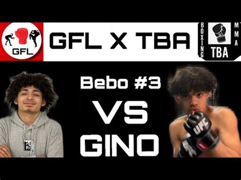 Bebo Vs Gino Mma And Boxing Crazy Fight Youtube