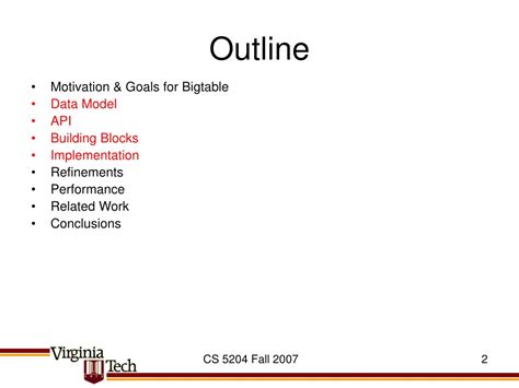 Ppt Bigtable A Distributed Storage System For Structured Data