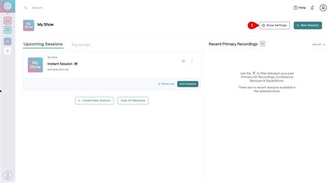 Create Edit And Delete Shows Descript Help