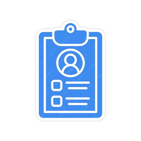 Premium Vector Patient Pofile Icon Vector Image Can Be Used For
