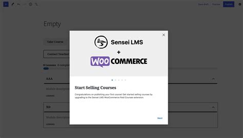 Add Upgrade Prompt For WooCommerce Paid Courses Issue 2789 Automattic Sensei GitHub