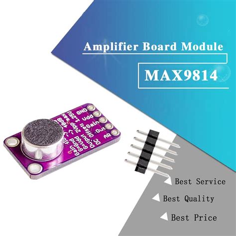 Max9814 Microphone Agc Amplifier Board Module Auto Gain Control For
