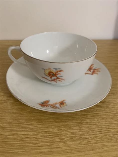 Винтажная чайная пара Bohemia — ціна 252 грн у каталозі Чашки Купити товари для дому та побуту