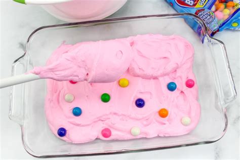 No Churn Bubble Gum Ice Cream Recipe
