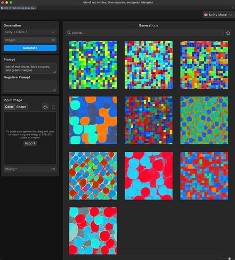 Triangles In Muse Texture Muse Unity Discussions