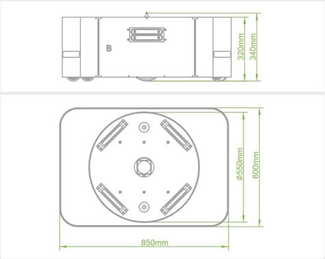Warehouse Logistics QR Code Inertial Navigation AGV Guided Vehicle Lithium Battery