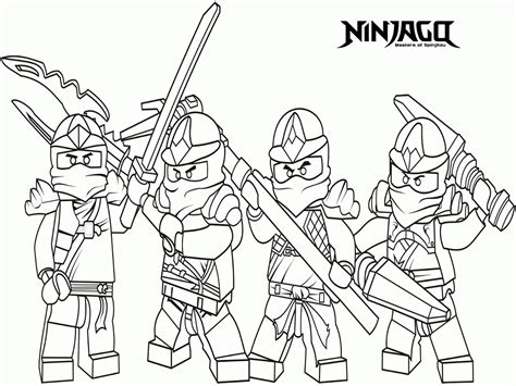 Coloring Page Lego Ninjago Coloring Home