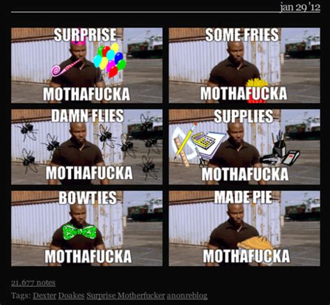 Examples James Doakes Surprise Motherfucker Know Your Meme