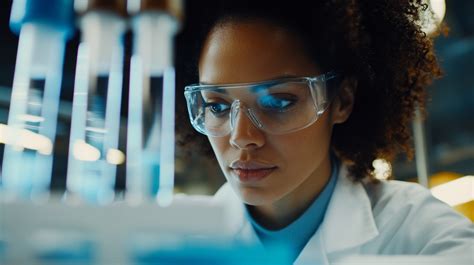 Free Scientist Examining Sample Image Scientist Laboratory Goggles