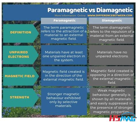 Difference Between Paramagnetic And Diamagnetic Magnets By Hsmag