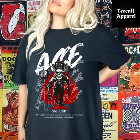 Ace Of Spades Death Metal Grunge Skull Biker Tee Unisex Cotton Tshirt