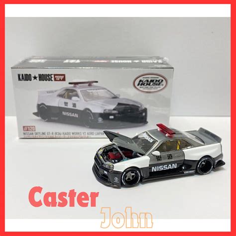 Po Preorder Kaido House Nissan Skyline Gt R R34 Police Chase Car R34