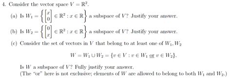 solved consider the vector space v r2 a is