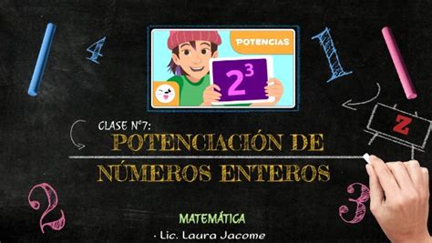 Potenciacion De Numeros Enteros Genially