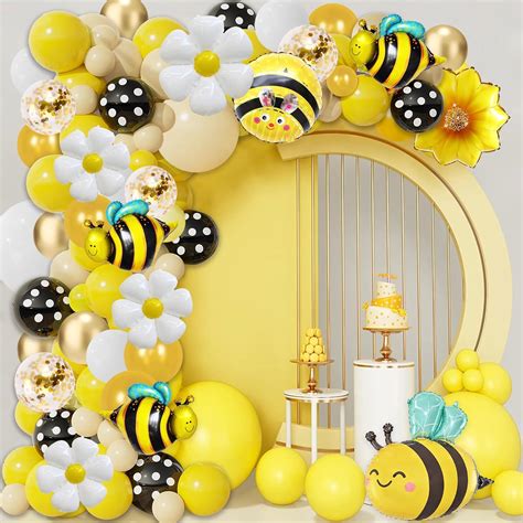 Bee Balloon Arch Kit Decorations Bee Party Decorations
