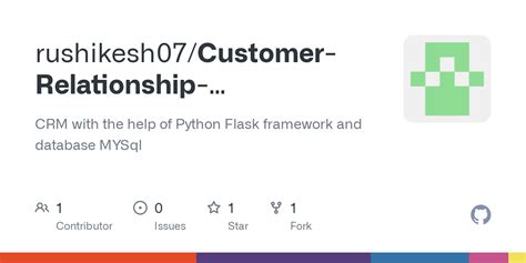 Github Rushikesh Customer Relationship Management Crm With The Help Of Python Flask