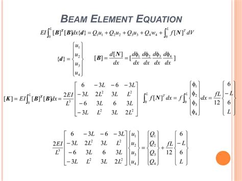 One Dimensional Finite Element Analysis Ppt