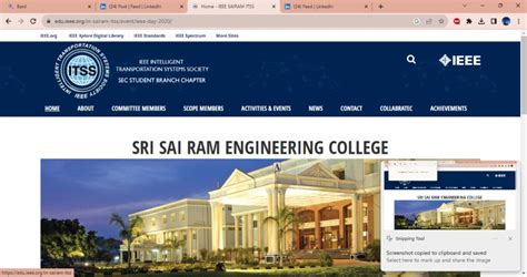 Hey Connections Developed A Official Website For Ieee Intelligence Transport System Society