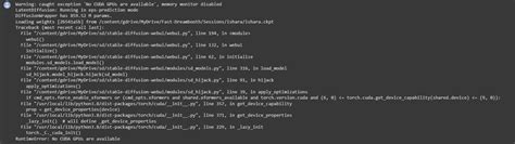 No CUDA GPUs Are Available Issue 1103 TheLastBen Fast Stable