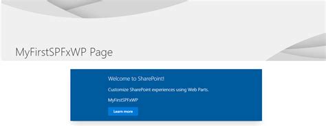 Aspiring Architect Basics Of Sharepoint Framework Webparts