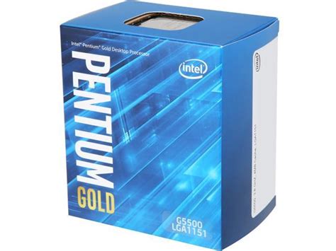 Intel Pentium Gold G5500 Coffee Lake Dual Core 3 8 Ghz Lga 1151 300 Series 54w Bx80684g5500