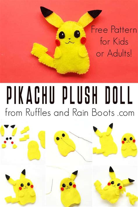 Pikachu Sewing Pattern