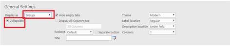 Create Collapsible Tabs And All Columns Tab Using Infowise Ultimate