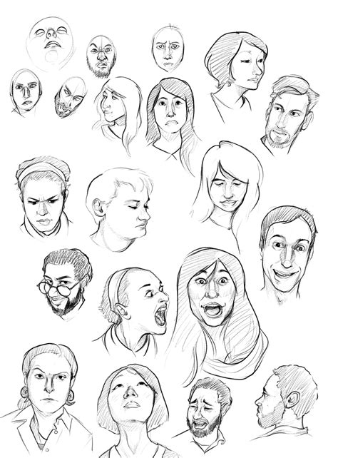 Face Reference Drawing Beautiful Art Drawing Skill
