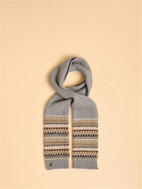 Brakeburn Thistle Fairisle Scarf