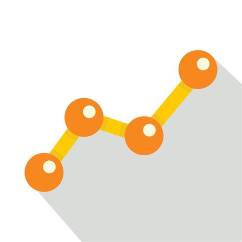 Chart Statistics Line Icon Flat Style Vector Art At Vecteezy