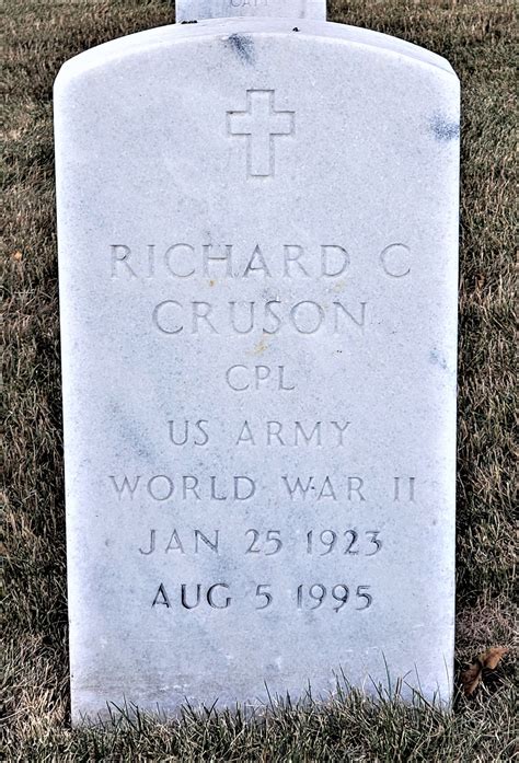 Richard Charles Cruson 1923 1995 Mémorial Find A Grave