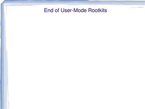 PPT User Mode Rootkits PowerPoint Presentation Free Download ID