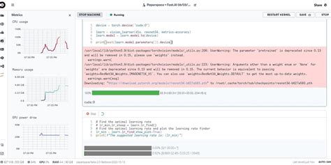 Paperspace Does Not Use Gpu Except For Fast Ai Examples Fastai Fast Ai Course Forums